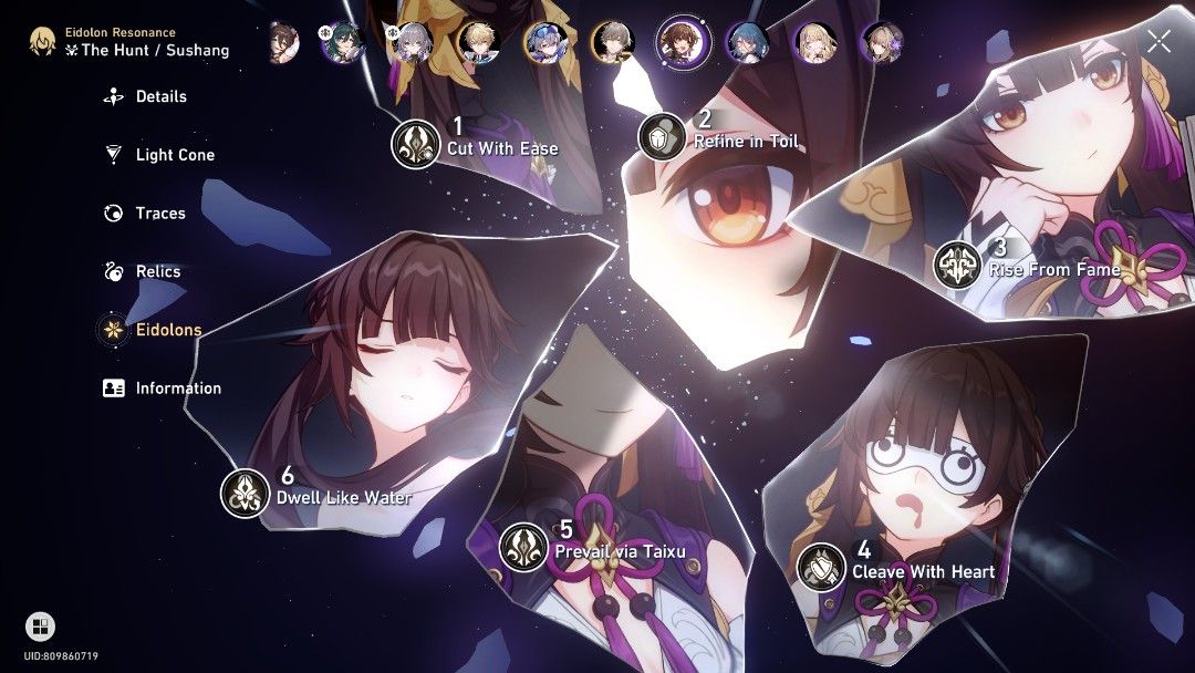 TL 60 E1 luocha, JY, Bronya+lc, SW, gepard, clara lc, e6 sushang ...