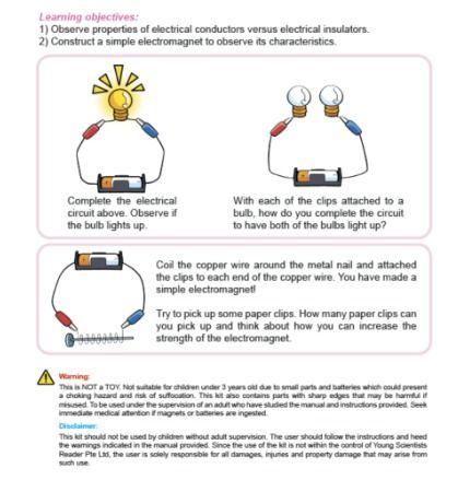 Electrical Circuit Experiment Kit FC2521, Hobbies & Toys, Toys & Games ...