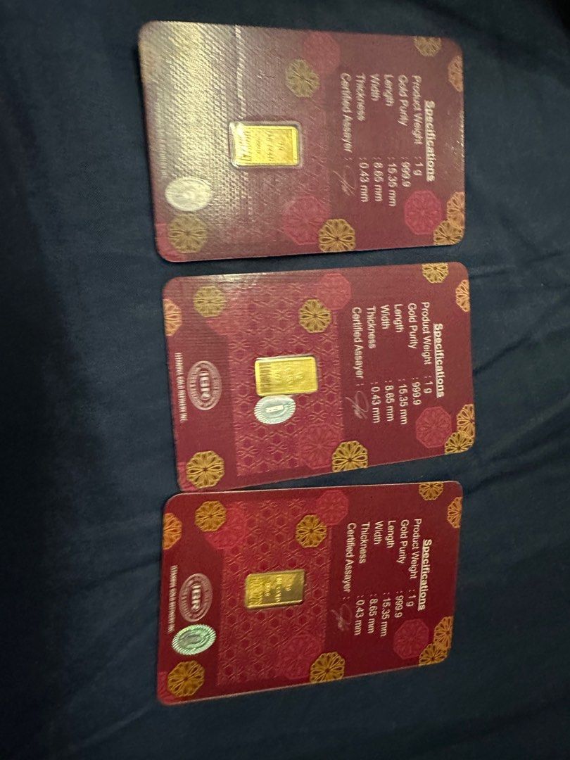 emas gold bar, Luxury, Accessories on Carousell