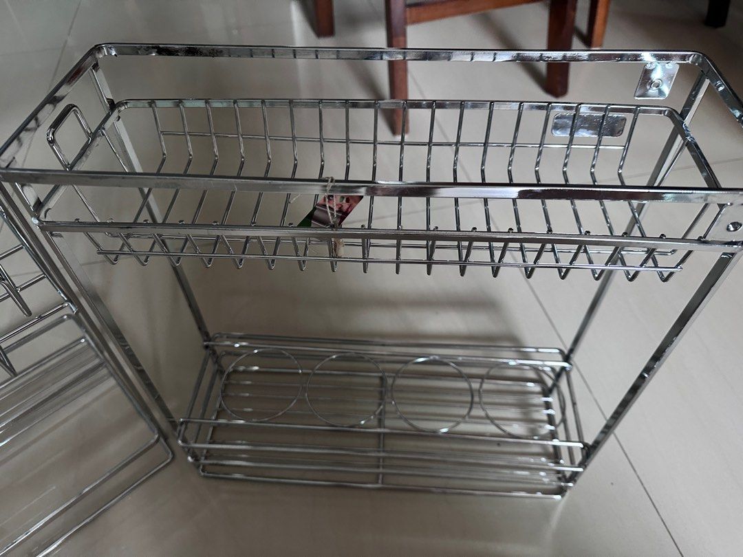 Excel 2 tier multifunction basket, Furniture & Home Living, Bathroom ...