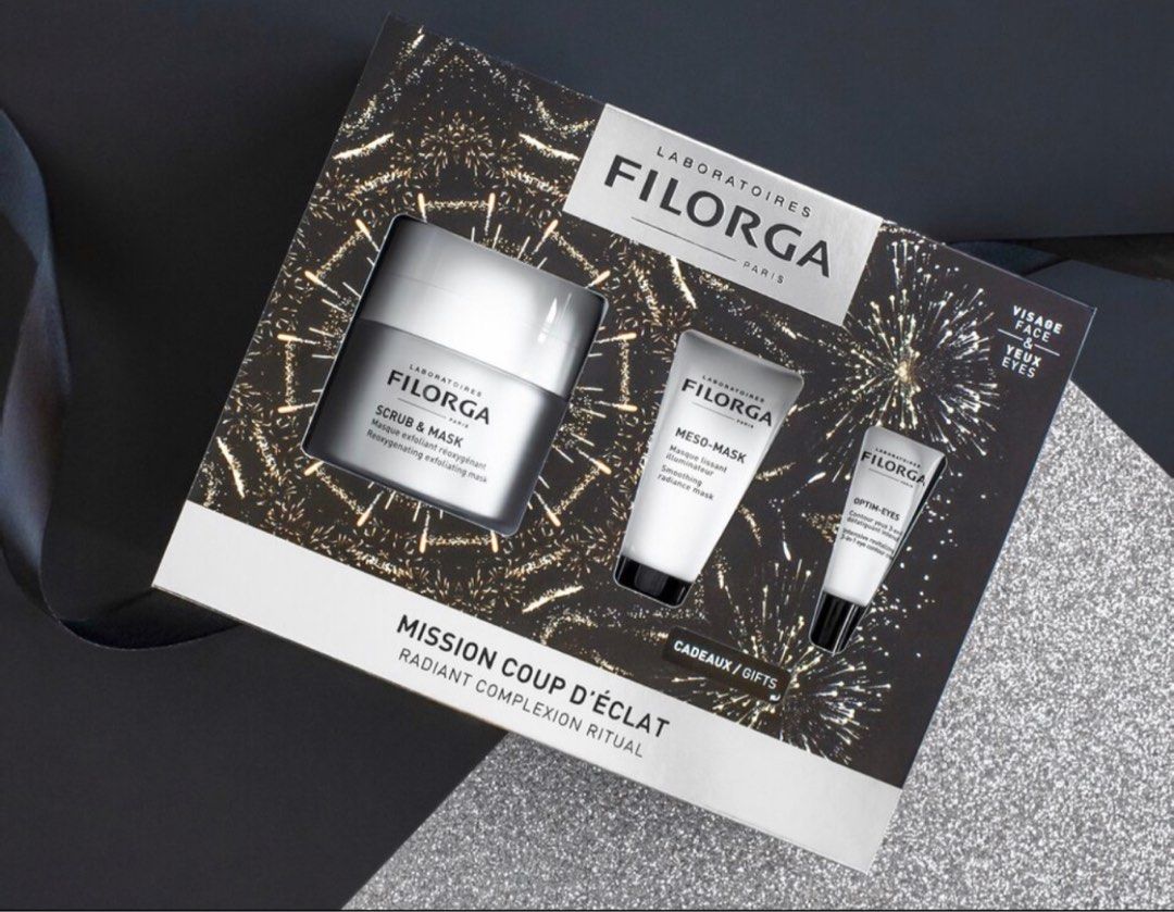 Filorga exfoliating bubble mask gift set, Beauty & Personal Care, Face ...