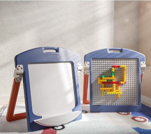 Foldable 2 in 1 Easel with Block Whiteboard Easel free 60 block ...