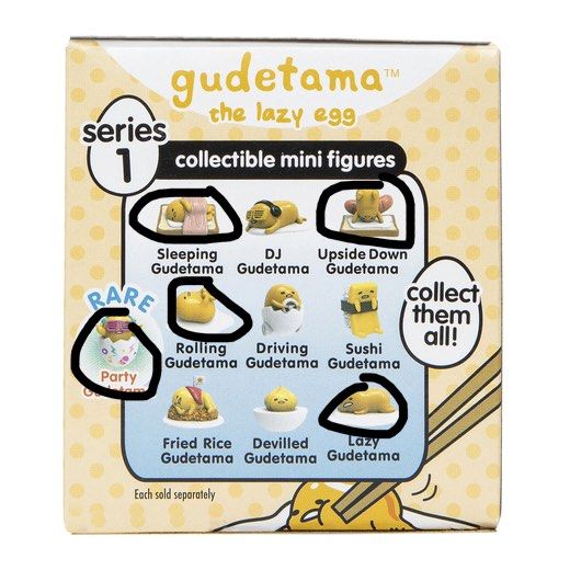 FROM US Gudetama Blind Box Series One Figurines WITH SECRET design ...