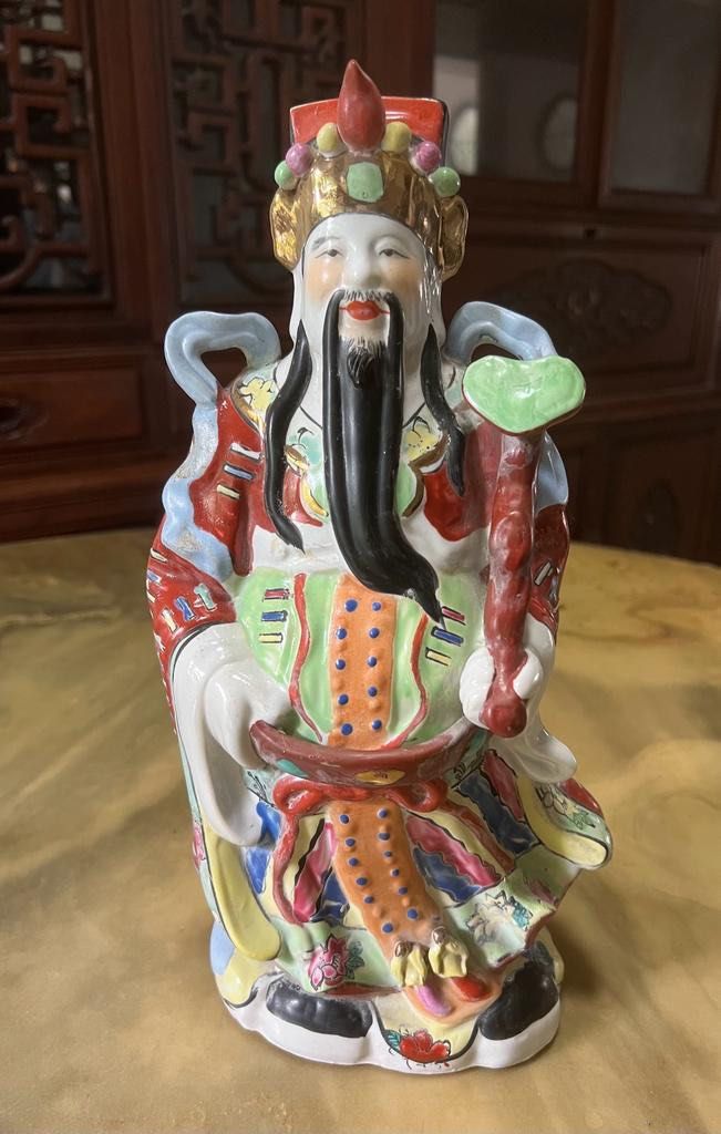 Fu lu Shou statues. Sold individually , Hobbies & Toys, Memorabilia & Collectibles, Religious ...