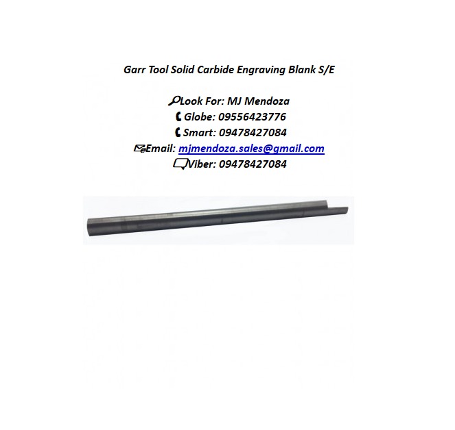 Garr Tool Solid Carbide Engraving Blank S/E, Commercial & Industrial ...