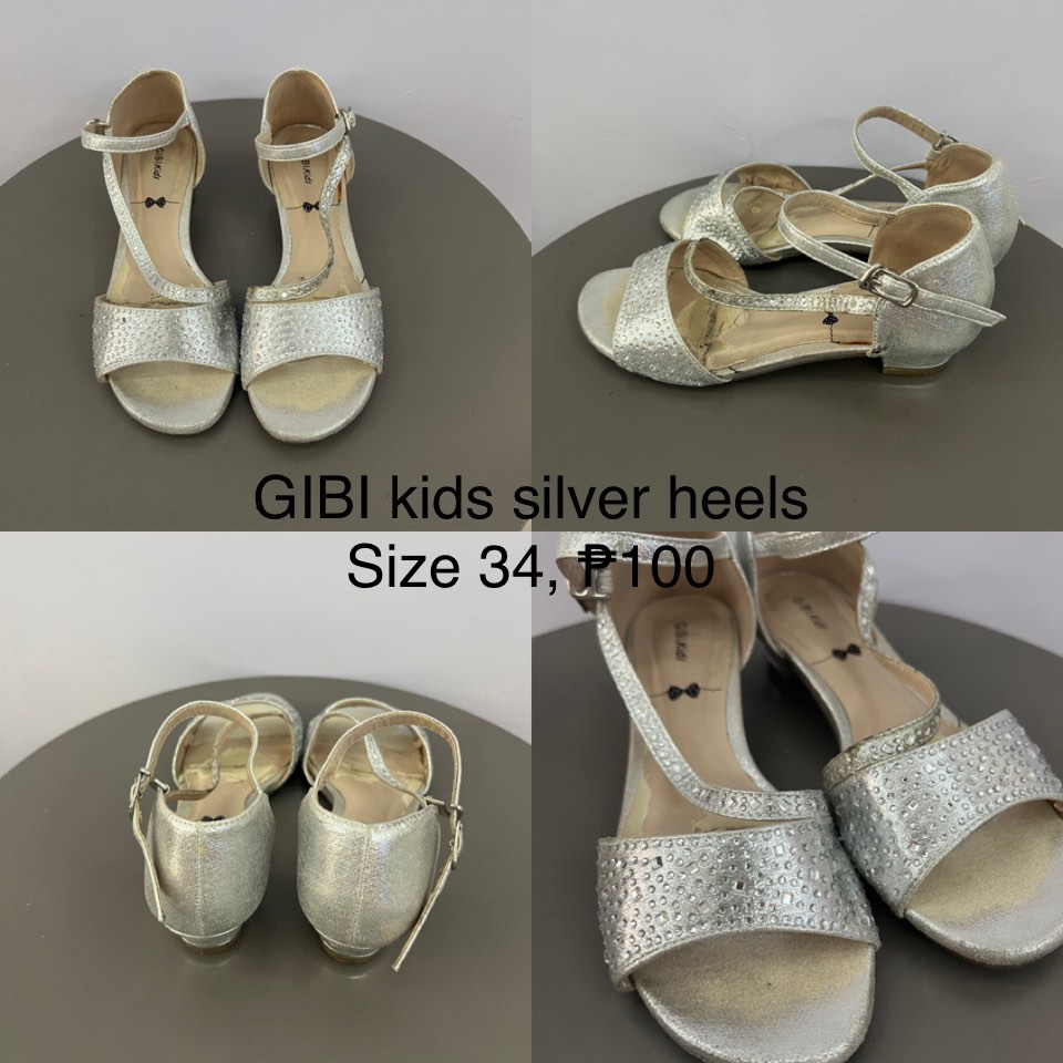 Gibi Silver Heels for Kids, Babies & Kids, Babies & Kids Fashion on ...