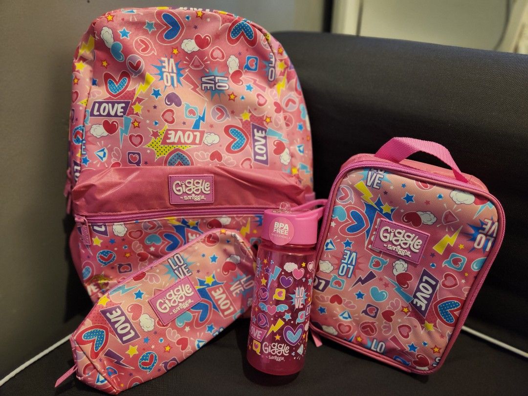 Giggle by Smiggle Pink School Bundle (FREE delivery in Metro Manila ...