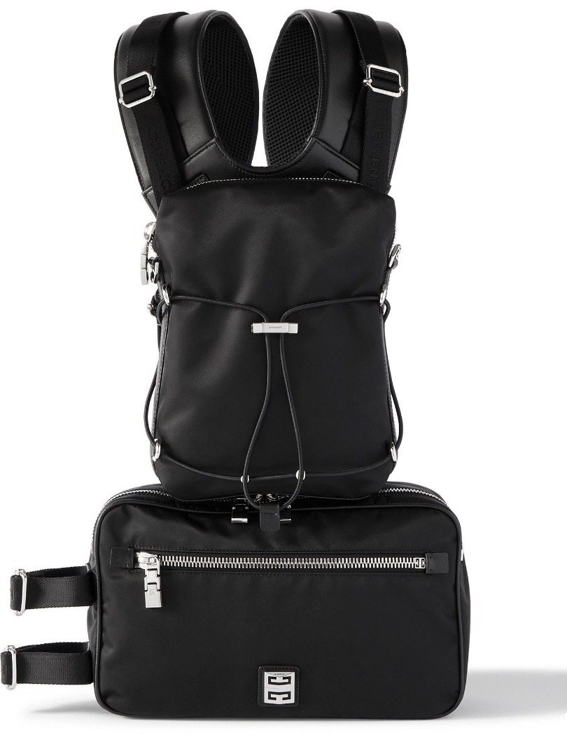 GIVENCHY 3 in 1 | Venture modular backpack in nylon and leather, Men's ...