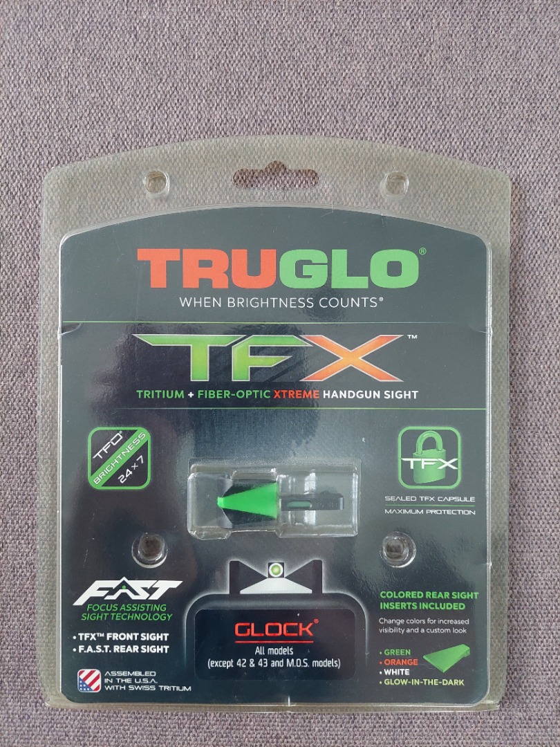 Glock-TruGlo TFX Sights, Sports Equipment, Other Sports Equipment and ...