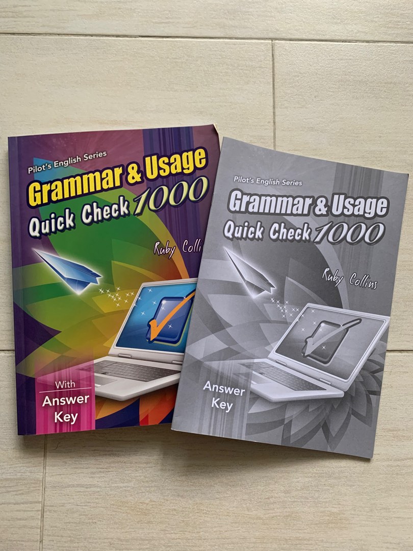 Grammar & Usage Quick Check 1000 (With Answer Key) 2017, 興趣及遊戲, 書本 & 文具, 教科書 - Carousell