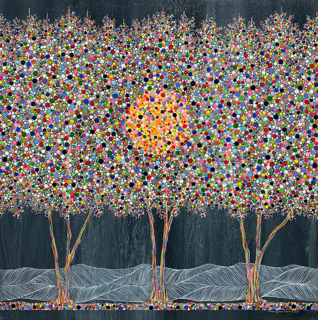 Happy Treescapes on Dripping Waves - Ian Maigan on Carousell