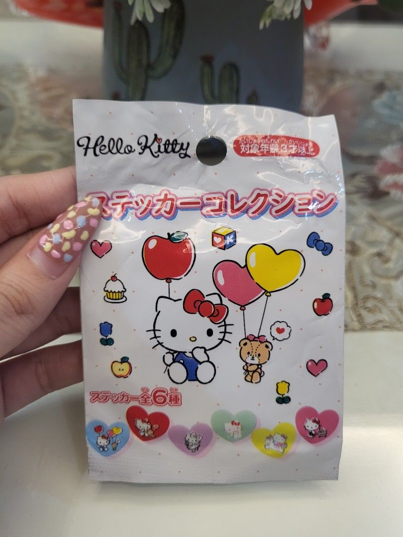 Hello Kitty Sticker Set, Hobbies & Toys, Toys & Games on Carousell