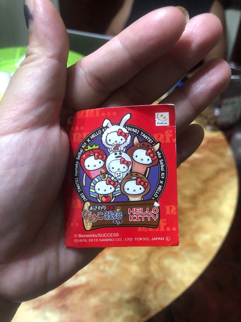 Hello kitty x Nameko plush charm on Carousell