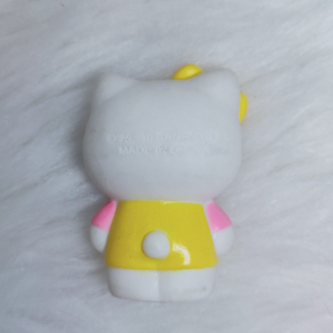 Hello Kitty Yellow Collectible Figure, Hobbies & Toys, Toys & Games on ...