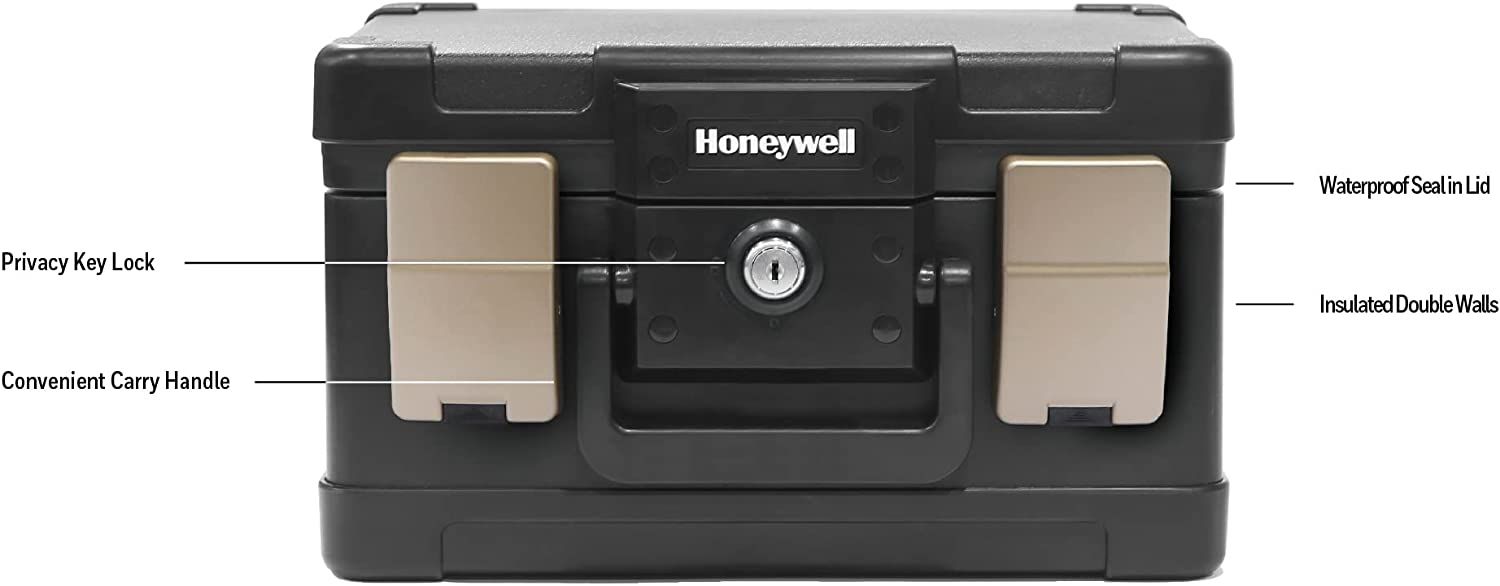 Honeywell Safes & Door Locks - 30 Minute Fire Safe Waterproof Safe Box ...