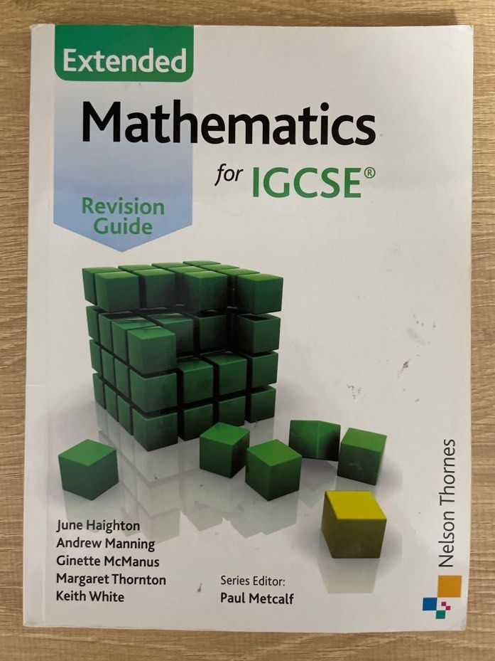 IGCSE Extended Mathematics Recision Guide, 興趣及遊戲, 書本 & 文具, 教科書 - Carousell