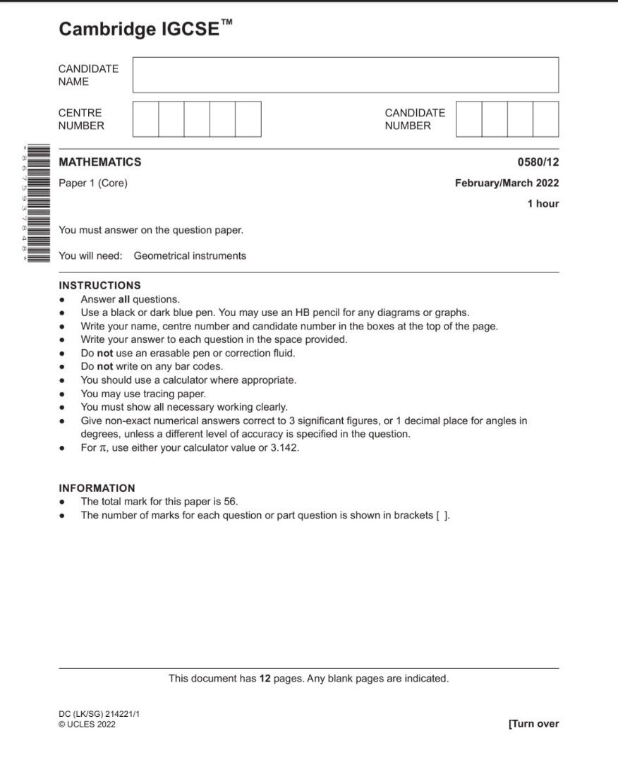 IGCSE past year papers, Everything Else on Carousell