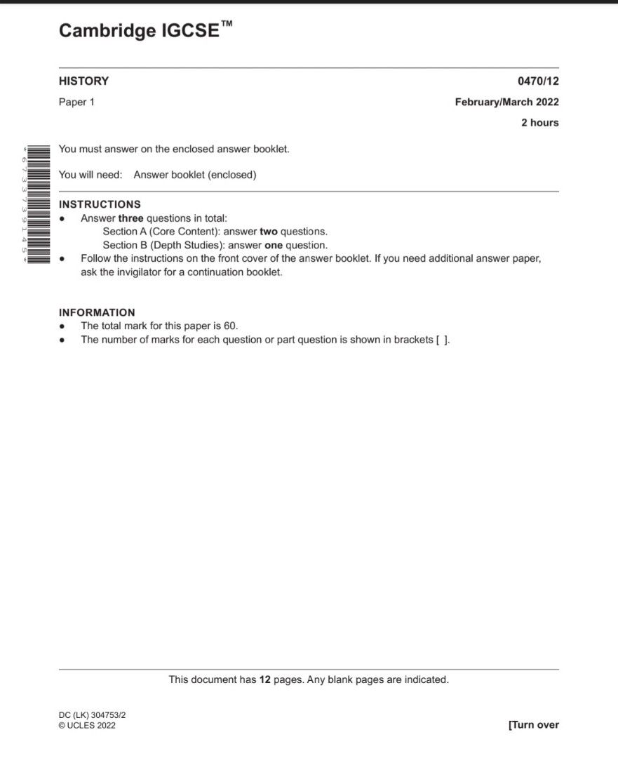 IGCSE past year papers, Everything Else on Carousell