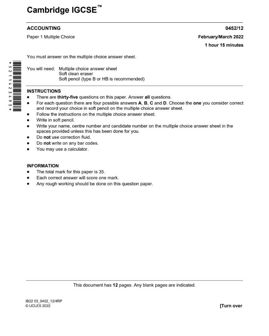 IGCSE past year papers, Everything Else on Carousell