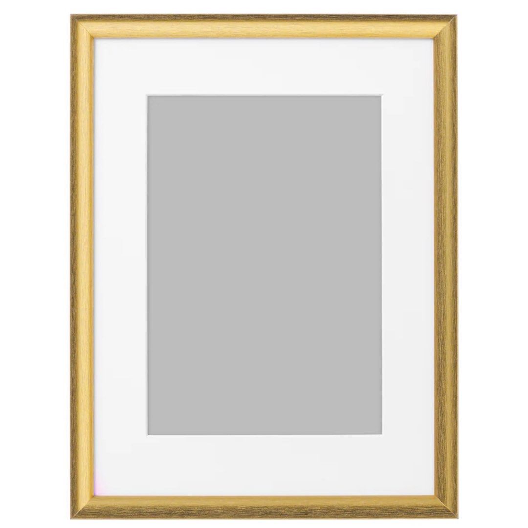 IKEA SILVERHOJDEN Gold Frame, Furniture & Home Living, Home Decor ...