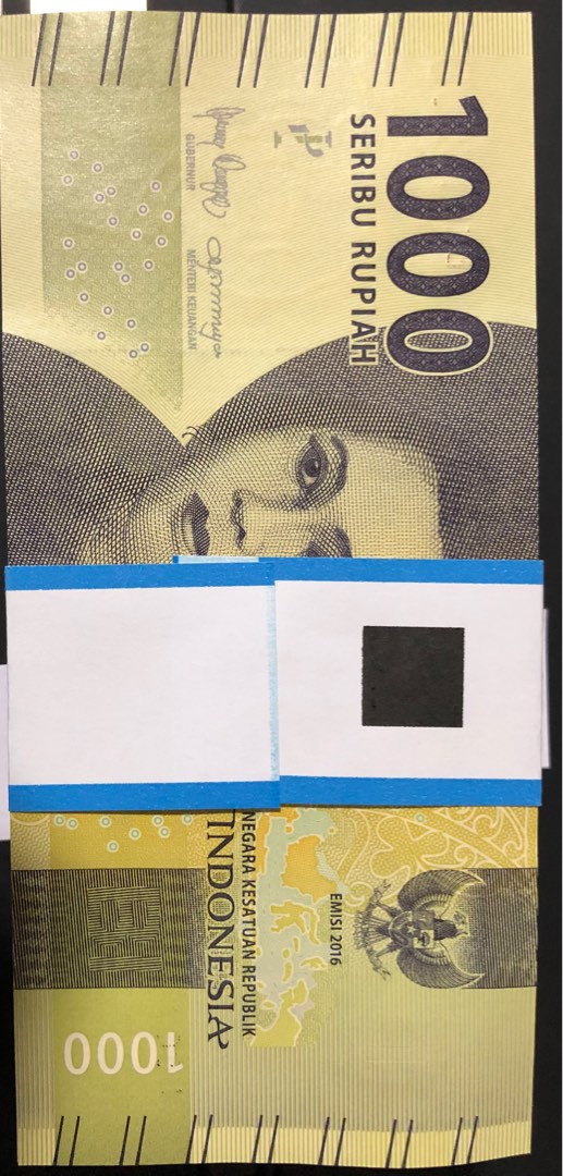 Indonesia Rp1000 bundle, Hobbies & Toys, Memorabilia & Collectibles, Currency on Carousell