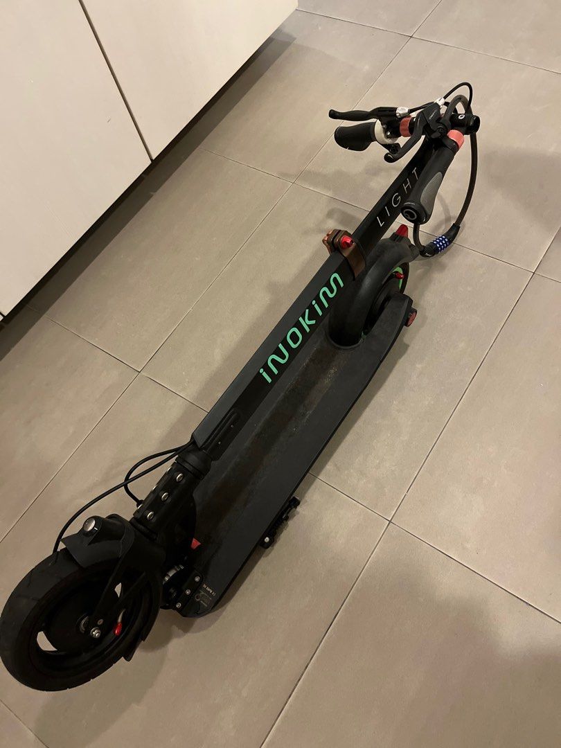 Inokim light e-scooter with free bicycle lock, Sports Equipment, PMDs ...