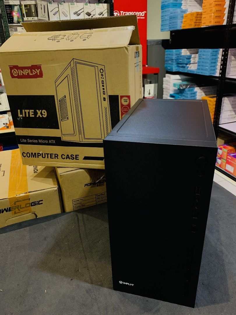 Inplay Lite X9 Micro ATX Mini ITX PC Case with 200W PSU, Computers ...