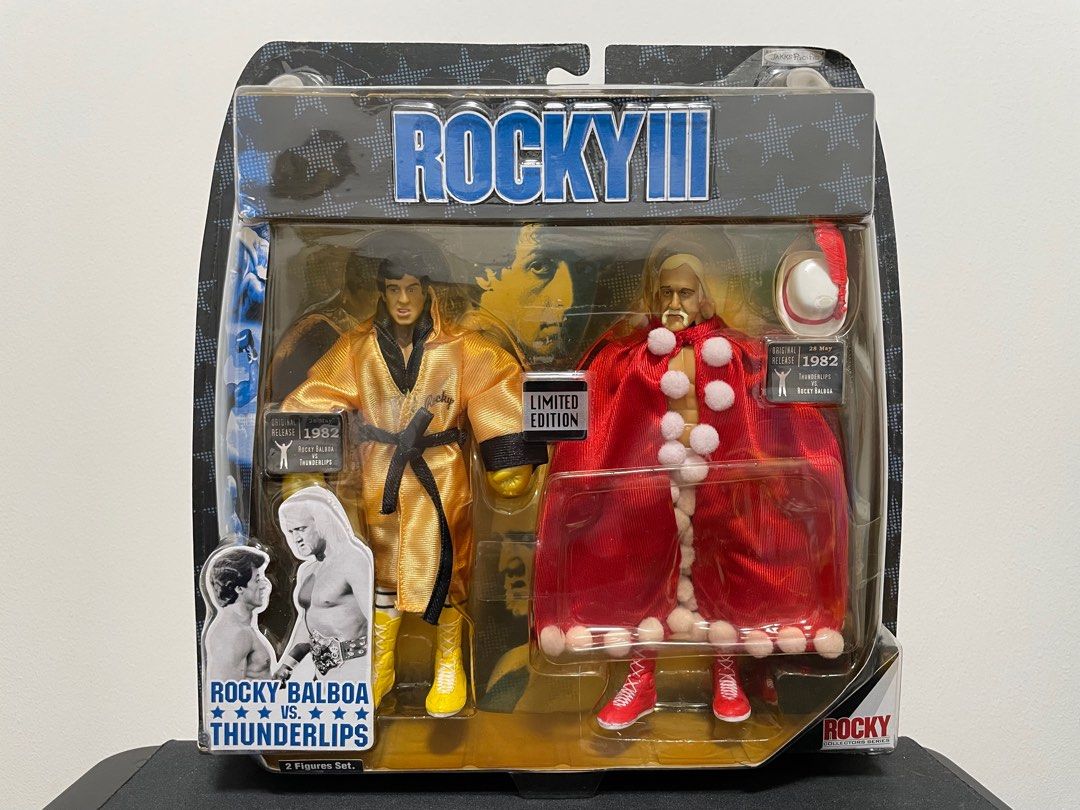 JAKKS PACIFIC ROCKY III ROCKY VS THUNDERLIPS FIGURES, Hobbies & Toys ...