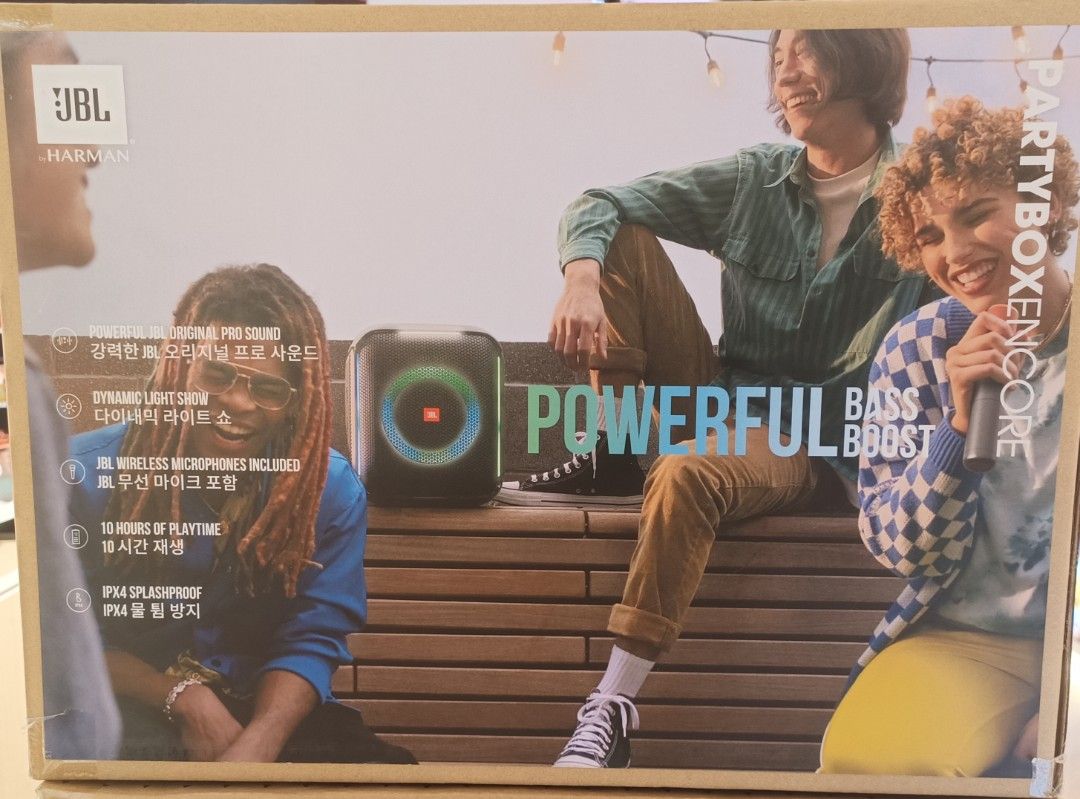 Jbl Partybox Encore With Wireless Mic Audio Soundbars Speakers Amplifiers On Carousell