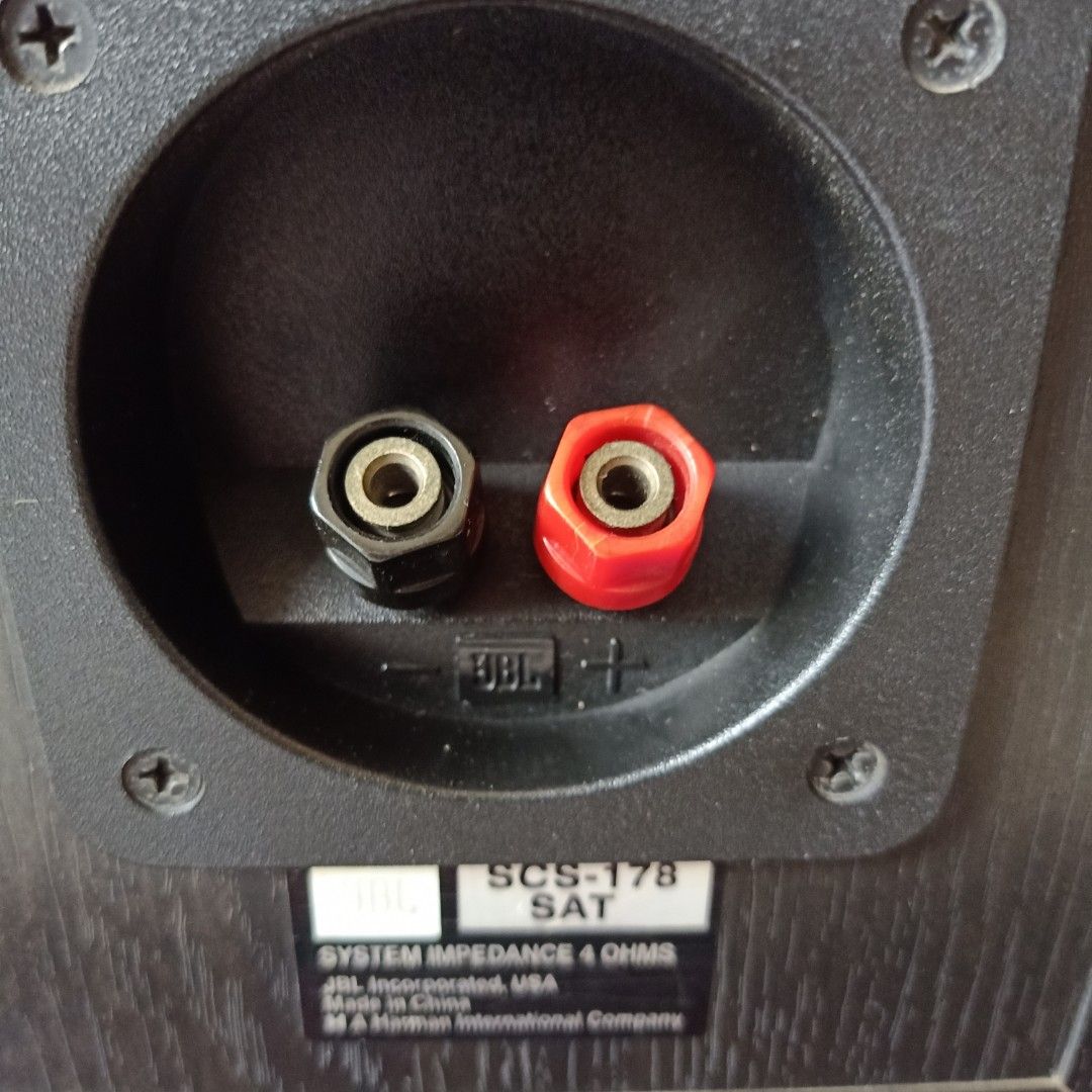 JBL SCS-178 Bookshelf/Satellite Speakers, Audio, Soundbars, Speakers & Amplifiers on Carousell