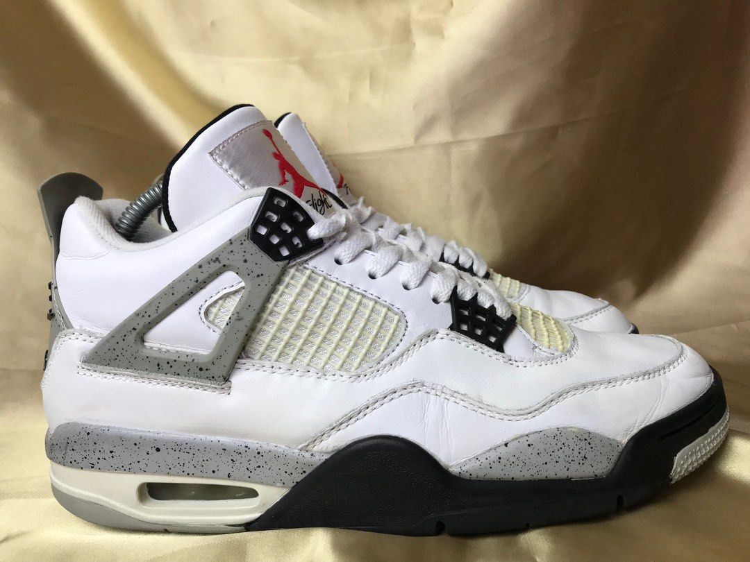 JORDAN 4 RETRO CEMENT-MEN, Men's Fashion, Footwear, Sneakers on Carousell