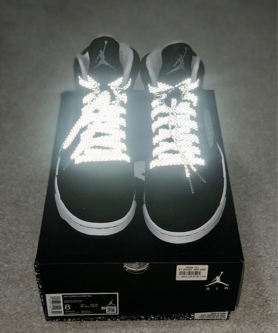 Jordan 5 Retro Moonlight / Oreo, Luxury, Sneakers & Footwear on Carousell