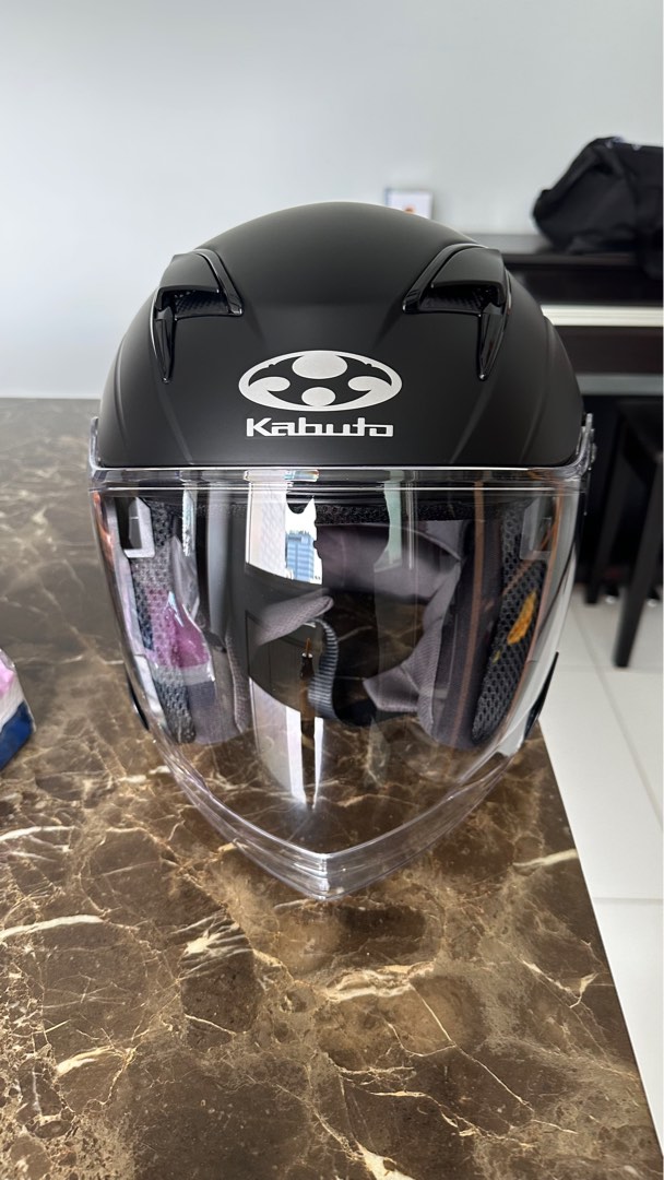 Kabuto exceed v open helmet, Motorcycles, Motorcycle Apparel on Carousell