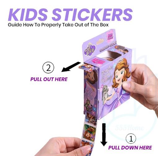 Kids Cartoon Stickers / 200pcs / Disney Sticker Roll Sticker Set / Boy ...