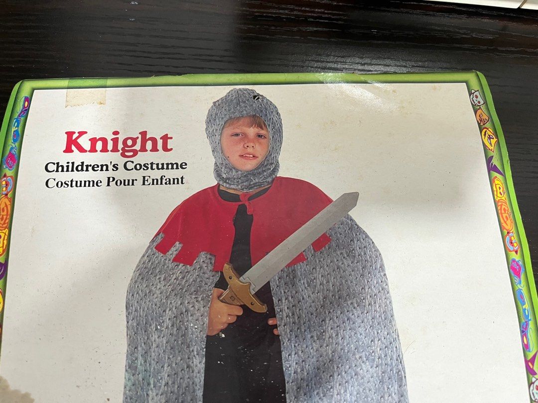 Knight costume for kids, Hobbies & Toys, Toys & Games on Carousell
