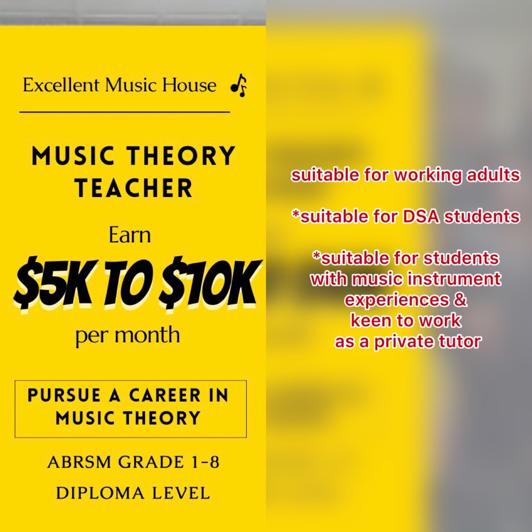 Learn to be a Music Theory Teacher and Earn 5-10k of Income A Month ...