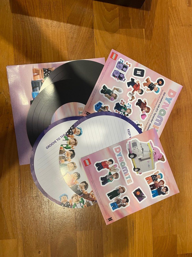 Lego BTS DYNAMITE Brand New With Vinyl Cards Stickers, Hobbies & Toys ...