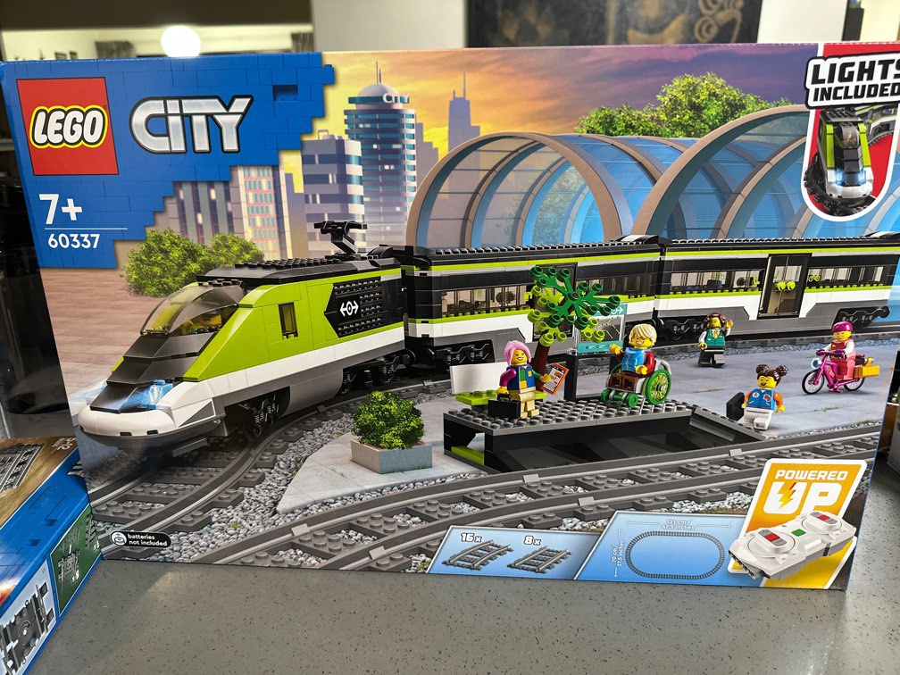LEGO CITY TRAIN SET + extra train tracks (part# 60337 | 60205), Hobbies ...