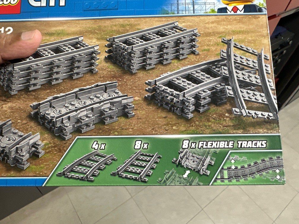 LEGO CITY TRAIN SET + extra train tracks (part# 60337 | 60205), Hobbies ...
