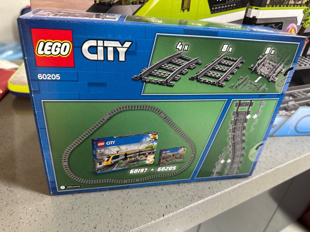 LEGO CITY TRAIN SET + extra train tracks (part# 60337 | 60205), Hobbies ...