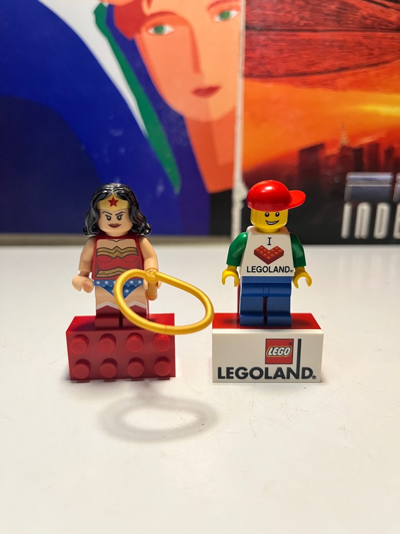 Lego Wonder Woman and Legoland Magnet on Carousell