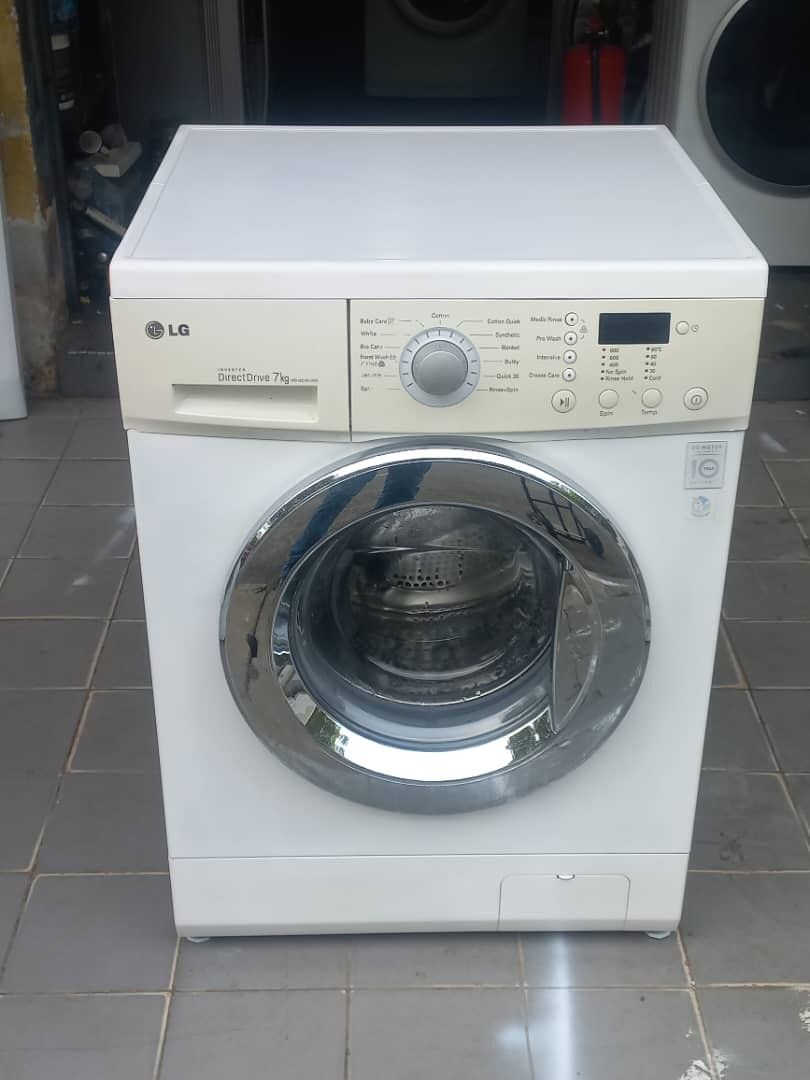 LG dd inverter front load hot washer 7kg Rm 500, TV & Home Appliances, Washing Machines and ...