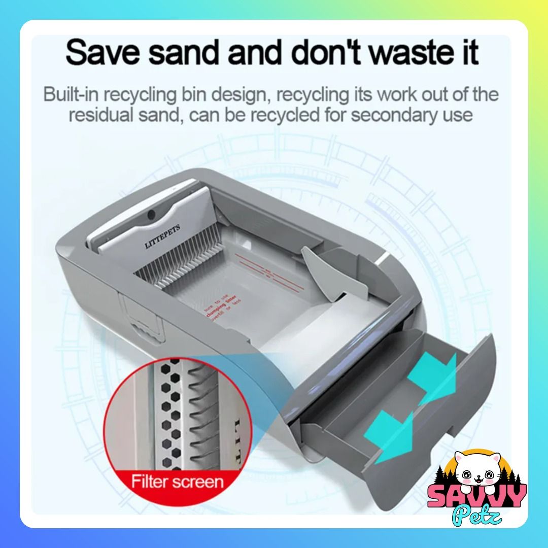 *SALE!* Littepets Automatic Self-cleaning Cat Litter Box, Pet Supplies ...