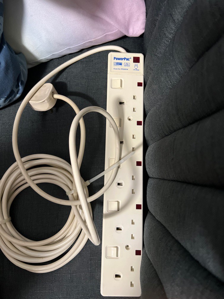 Long PowerPac Extension Socket, TV & Home Appliances, Electrical ...