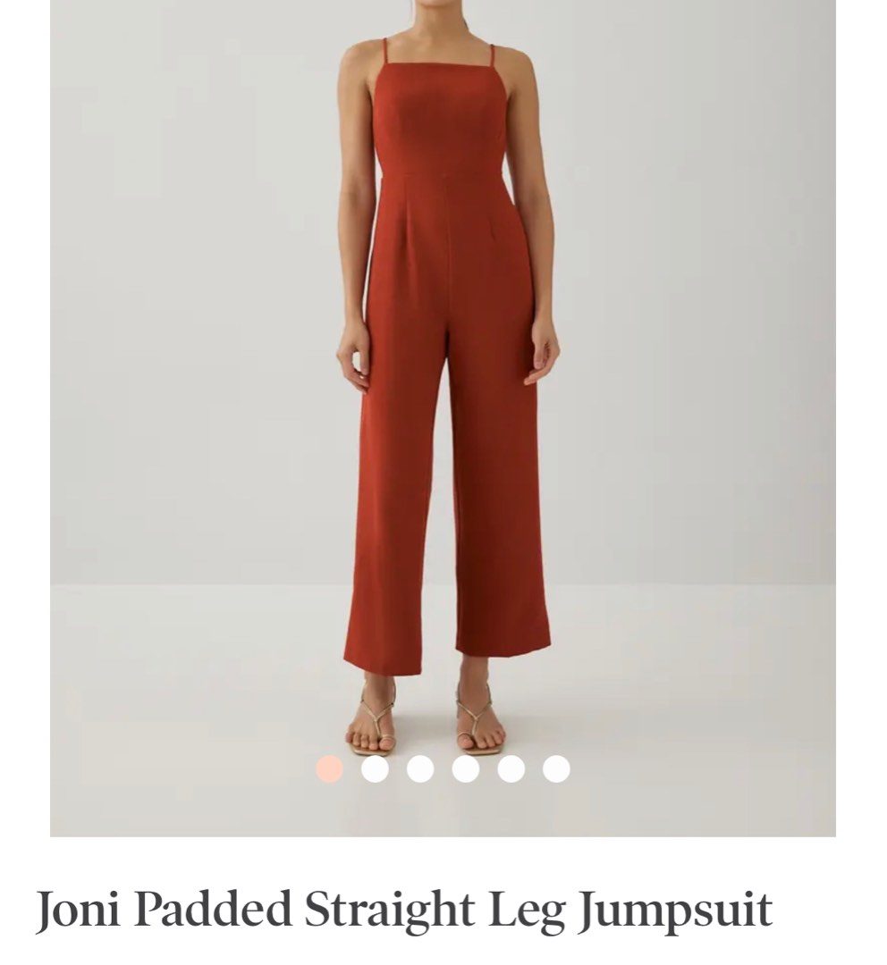 Love Bonito; Joni Padded Straight Leg Jumpsuit, Women's Fashion ...