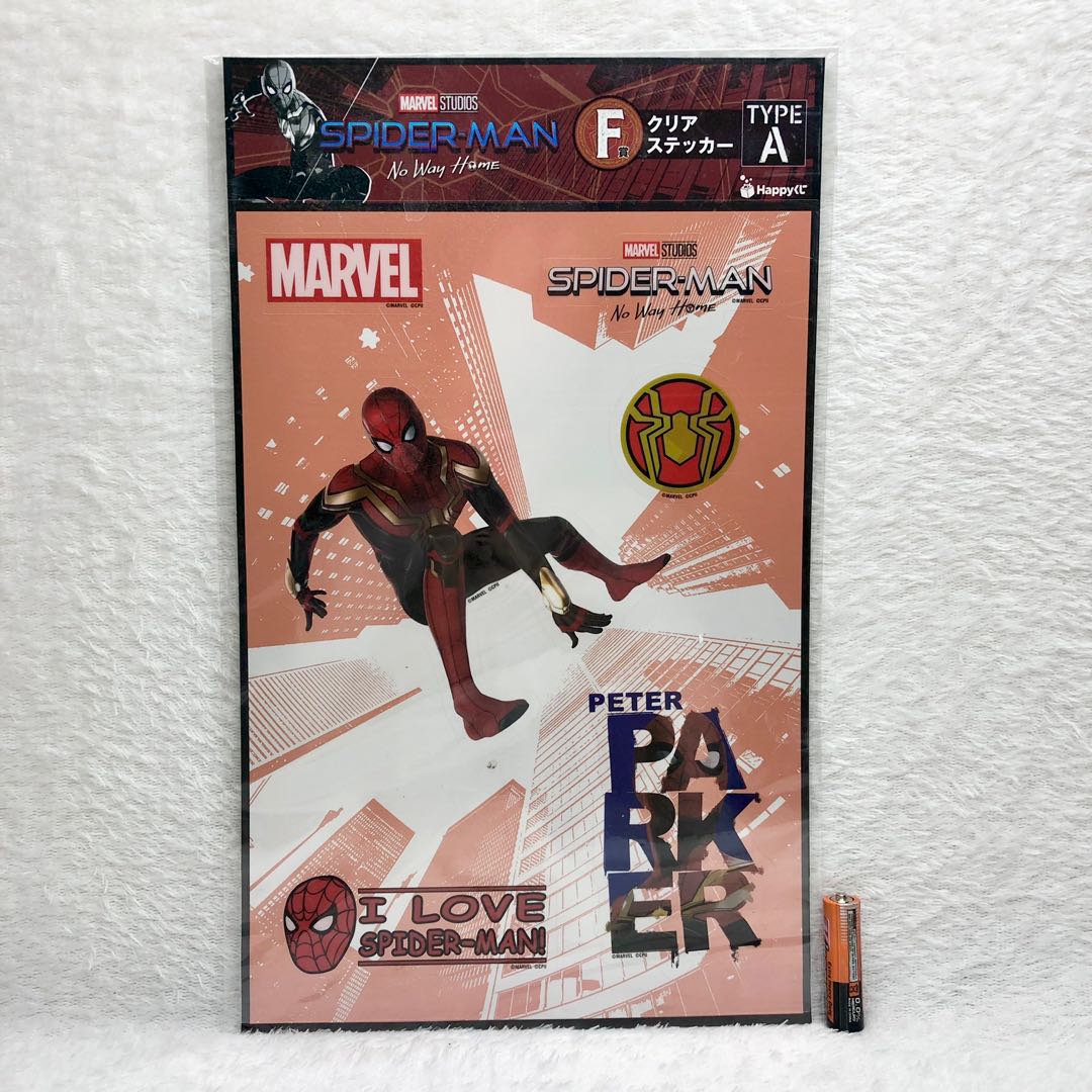 Marvel Studios No Way Home Spiderman Sticker Merch Japan, Hobbies ...
