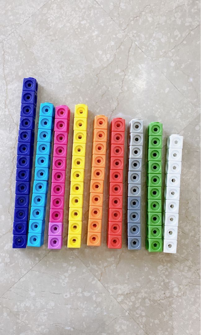 Mathlink number blocks 85pc, Hobbies & Toys, Toys & Games on Carousell