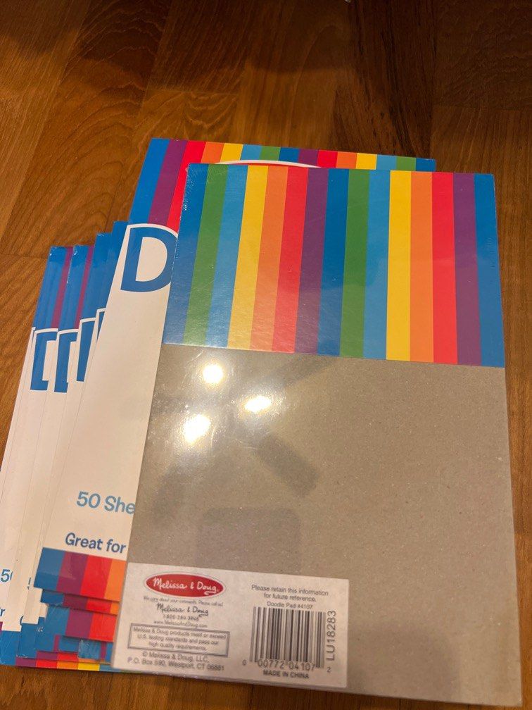 Melissa & Doug Doodle pad with 50 sheets of white bond paper, Hobbies ...