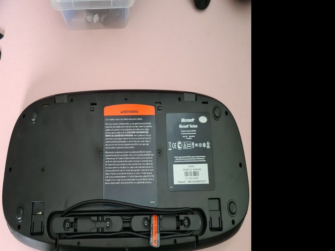 Microsoft Reclusa wired gaming keyboard, Computers & Tech, Parts ...