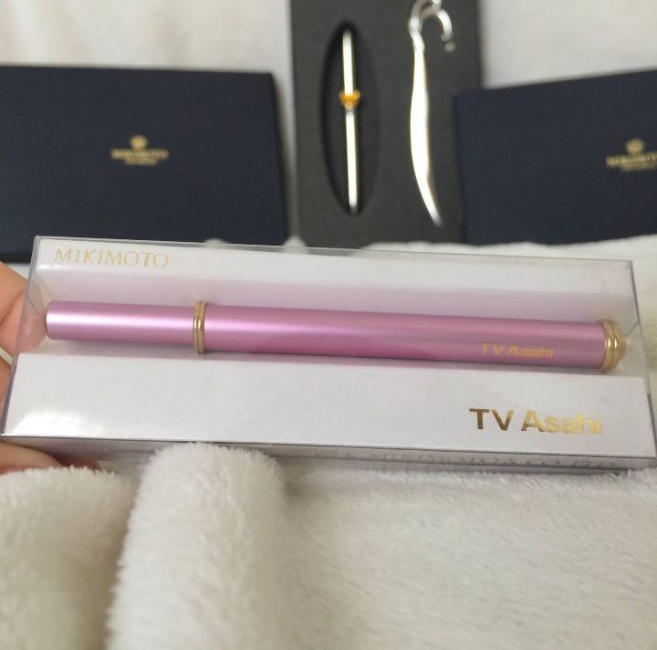 Mikimoto Authentic luxury ballpoint pens/book mark Real Pearls on Carousell